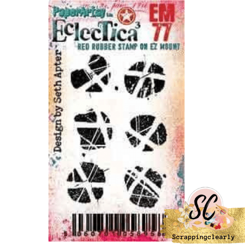 Seth Apter EM77 PaperArtsy credit card sized cling rubber stamp ...